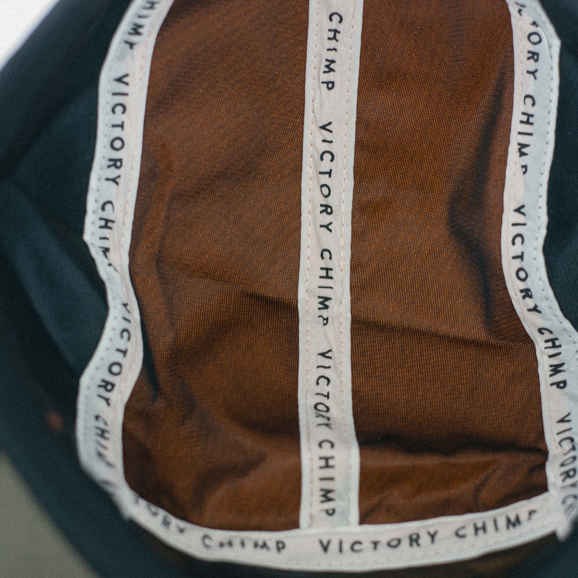 Out There 5 Panel Trail Cap - Sunlit Forest – Victory Chimp